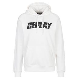 Replay Sweatshirt ' French Terry' Herren Gr&ouml;&szlig;e XXL schwarz / wei&szlig;