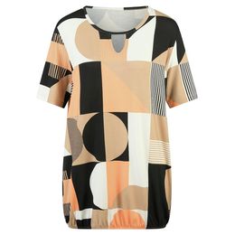 Emilia Lay - Rundhals-Shirt, weiss, Gr. 56 / 3XL