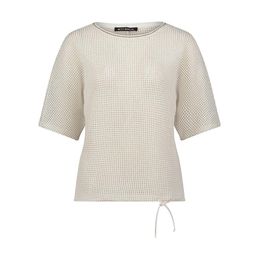 Betty Barclay - Sweatshirt, weiss, Gr. 46 / L - Baumwolle