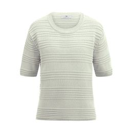Peter Hahn - Rundhals-Pullover, grau, Gr. 36 / S - Baumwolle