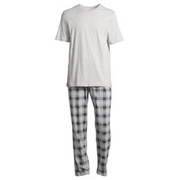 Schiesser Short Pajamas 'Night & Home' male Grey size XXL