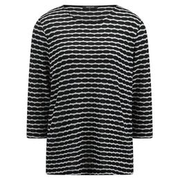 Peter Hahn - Shirt mit 3/4-Arm, schwarz, Gr. 40 / M