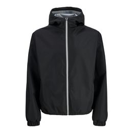 Jack & Jones Blouson JACK & JONES "JJJAKE LIGHT JACKET", Herren, Gr. M, schwarz detail:tonal zipper, Web, Obermaterial: 100% Polyester, unifarben, regular fit, Jacken Blouson