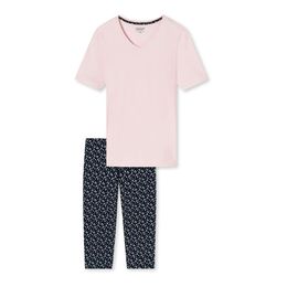uncover by Schiesser Short Pajama Set 'Night' female Mixed colors size 38