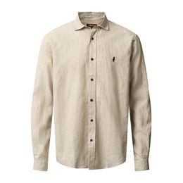MCS Button Up Shirt 'MCPasadena' male Beige size S