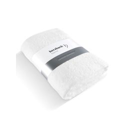 Herzbach Home Shower Towel male White size 80x200 cm