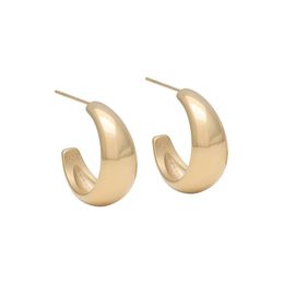 A&c Oslo &ndash; Nordic Design Jewellery Earrings 'Steel - Soft Coll' female Gold size One Size