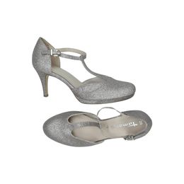 Tamaris Pumps Damen Gr&ouml;&szlig;e 39 Second Hand silber