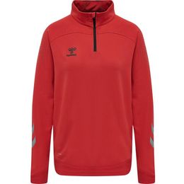 Hummel Trainingsjacke Damen Gr&ouml;&szlig;e M grau / rot / schwarz