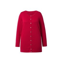Ulla Popken Knit Cardigan female Red size 50-52