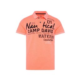 CAMP DAVID Shirt male Orange size XXL