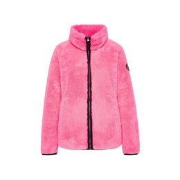 SOCCX Fleece Jacket female Pink size XS