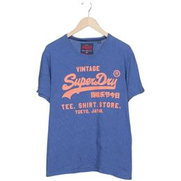 Superdry & Co T-Shirt Herren Gr&ouml;&szlig;e XXL Second Hand blau