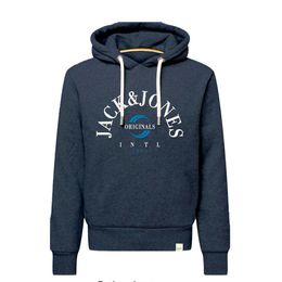 Jack & Jones JACK & JONES Sweatshirt 'JORWonder' Herren Gr&ouml;&szlig;e XXL blau / marine / wei&szlig;