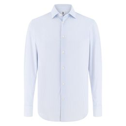 Boggi Milano Button Up Shirt 'B Tech' male Blue size S