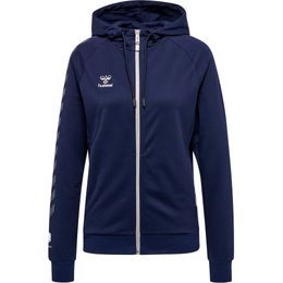 Hummel Athletic Zip-Up Hoodie 'Move' female Blue size M