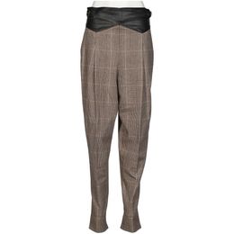 TWINSET Twin Set Stoffhose Damen Gr&ouml;&szlig;e M Second Hand braun
