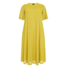 Yoek Kleid Damen Gr&ouml;&szlig;e 50/52 gelb Winterkleid