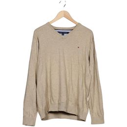 Tommy Hilfiger Pullover Herren Gr&ouml;&szlig;e XL Second Hand beige