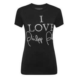 Philipp Plein Shirt female Black size 4XL