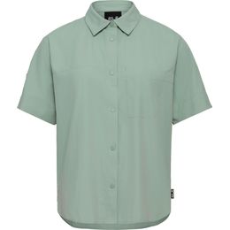 Jack Wolfskin Sierra Canyon Damen Funktionsbluse gr&uuml;n M - Damenshirts, -blusen & -pullover