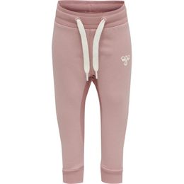 Hummel Sporthose 'Apple' Jungen Gr&ouml;&szlig;e 98 ros&eacute; / wei&szlig;