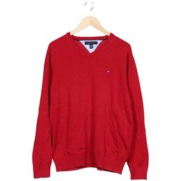 Tommy Hilfiger Pullover Herren Gr&ouml;&szlig;e XL Second Hand rot