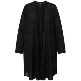 Ulla Popken Knit Cardigan female Black size 58-60