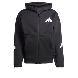 adidas Sportswear Zip-Up Hoodie 'Z.N.E.' male Black size 4XL