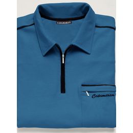Catamaran Herren Poloshirt jeansblau, Gr&ouml;&szlig;e 64/66