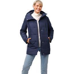 Damen Steppjacke mit Kapuze marine, Gr&ouml;&szlig;e 46