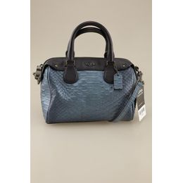 Coach Handtasche klein Leder Damen Gr&ouml;&szlig;e One Size Second Hand blau