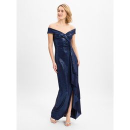 Swing Abendkleid ' ' Damen Gr&ouml;&szlig;e 34 marine Winterkleid