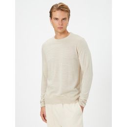 KOTON Pullover Herren Gr&ouml;&szlig;e XL beige