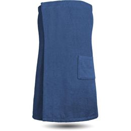 Normani Short Bathrobe female Blue size One Size
