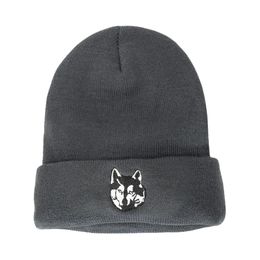 Polar Husky Beanie male Grey size One Size