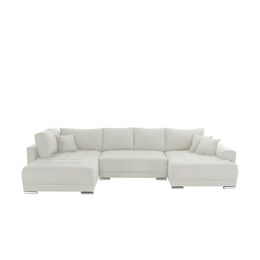 Wohnlandschaft mit Schlaffunktion Lemie beige Ma&szlig;e (cm): B: 356 H: 85 T: 218.0 Sofas > Sofas nach Material > Stoffsofas &raquo; Sofa DE