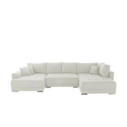Wohnlandschaft mit Schlaffunktion Lemie beige Ma&szlig;e (cm): B: 356 H: 85 T: 218.0 Sofas > Sofas nach Material > Stoffsofas &raquo; Sofa DE