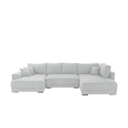 Wohnlandschaft mit Schlaffunktion Lemie grau Ma&szlig;e (cm): B: 356 H: 85 T: 218.0 Sofas > Sofas nach Material > Stoffsofas &raquo; Sofa DE