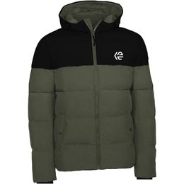 INDICODE JEANS Winterparka Herren Gr&ouml;&szlig;e S khaki / schwarz
