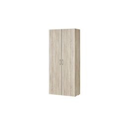 M&ouml;bel Kraft Schrank 2-t&uuml;rig holzfarben Ma&szlig;e (cm): B: 80 H: 185 T: 40.0 &raquo; M&ouml;bel Kraft