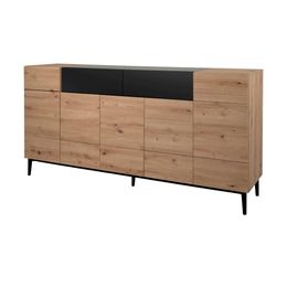 M&ouml;bel Kraft Sideboard holzfarben Ma&szlig;e (cm): B: 180 H: 90 T: 42.0 &raquo; M&ouml;bel Kraft