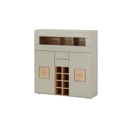 M&ouml;bel Kraft Barschrank grau Ma&szlig;e (cm): B: 120 H: 129 T: 37.0 &raquo; M&ouml;bel Kraft