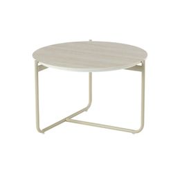 M&ouml;bel Kraft Couchtisch beige Ma&szlig;e (cm): H: 40 &Oslash;: 60.0 &raquo; M&ouml;bel Kraft