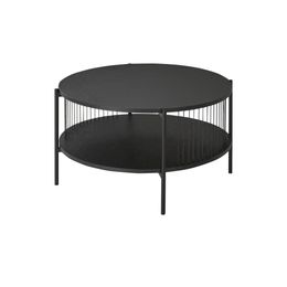 M&ouml;bel Kraft Couchtisch Antioco schwarz Ma&szlig;e (cm): H: 45 &Oslash;: 80.0 &raquo; M&ouml;bel Kraft