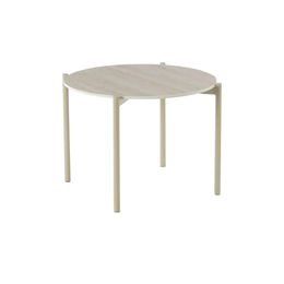 M&ouml;bel Kraft Couchtisch beige Ma&szlig;e (cm): H: 45 &Oslash;: 60.0 &raquo; M&ouml;bel Kraft