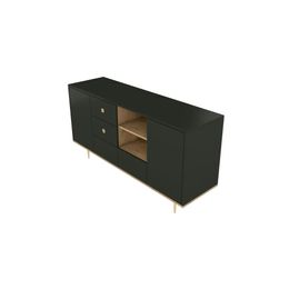 M&ouml;bel Kraft Sideboard schwarz Ma&szlig;e (cm): B: 160 H: 83 &raquo; M&ouml;bel Kraft