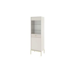 M&ouml;bel Kraft Vitrine beige Ma&szlig;e (cm): B: 53,9 H: 175 T: 39.0 &raquo; M&ouml;bel Kraft