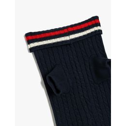KOTON Pullover Gr&ouml;&szlig;e S navy / rot / wei&szlig;
