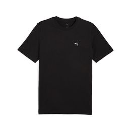 Puma T-Shirt 'Essentials Elevated' Herren Gr&ouml;&szlig;e L schwarz / wei&szlig;